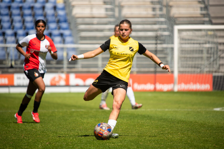 NAC Vrouwen neemt het op tegen hekkensluiter Jong ADO Den Haag